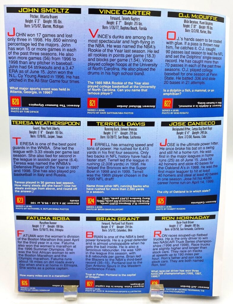 SI 1999-08 Randy Johnson (Great Ball Of FIRE! Randy Johnson's Fastball ...