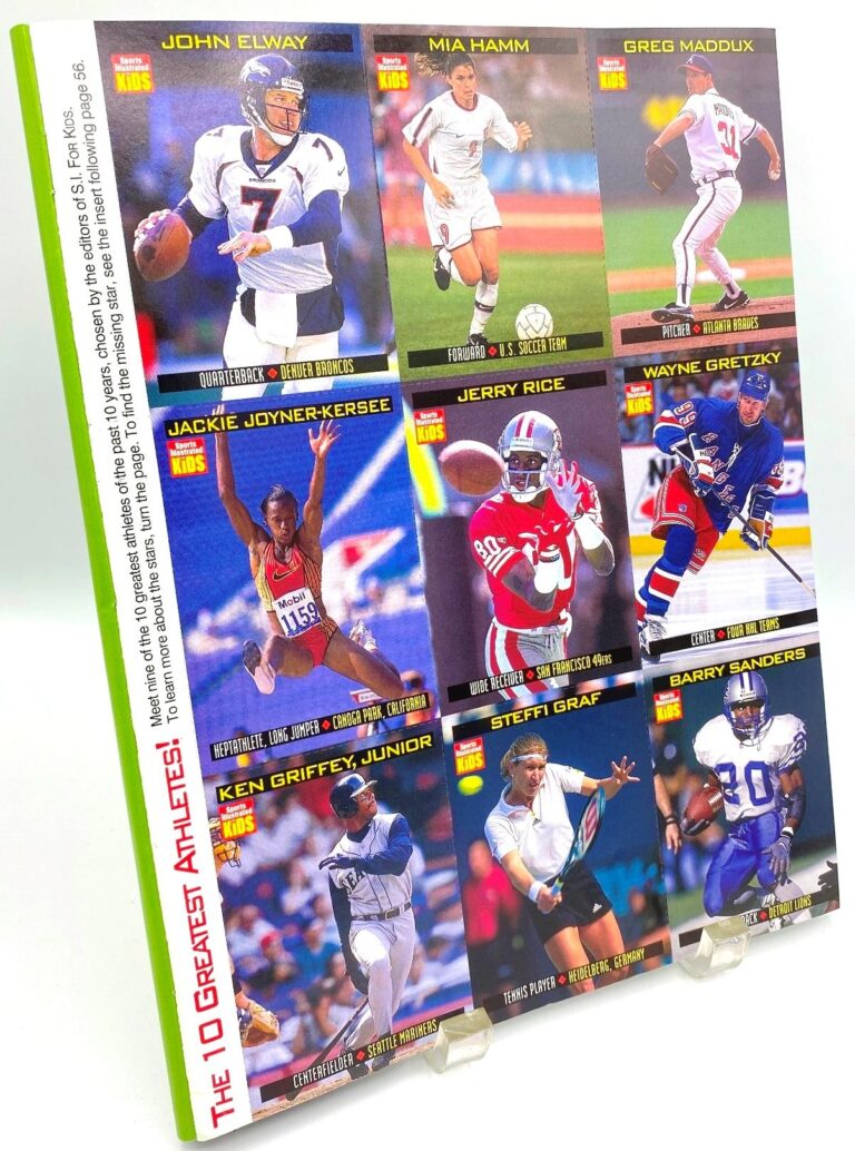 1999 SI KIDS Extra Collector's Issue Celebrate 9-pc Uncut Sheet