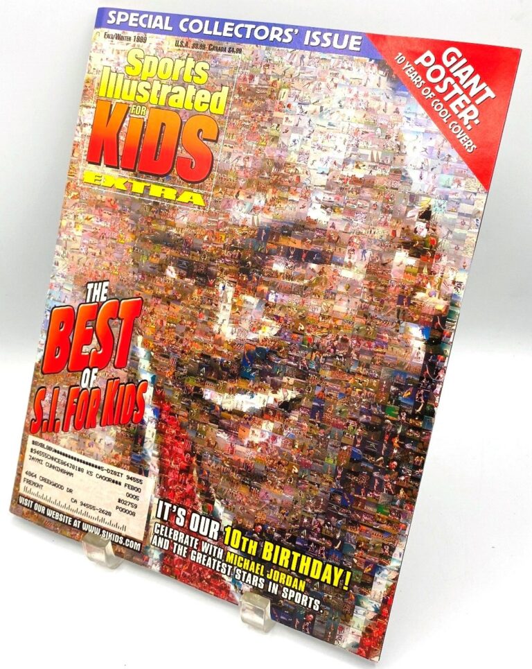 1999 SI KIDS Extra Collector's Issue Celebrate 9-pc Uncut Sheet
