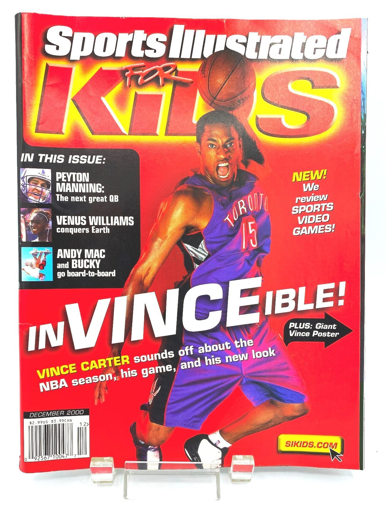 SI 2000-InVINCEibles! December-Sarah Hughes CARD Sports Illustrated For ...