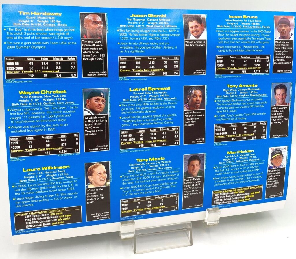 SI 2001-WHO'S BETTER February -Mari Holden-CARD Sports Illustrated For ...