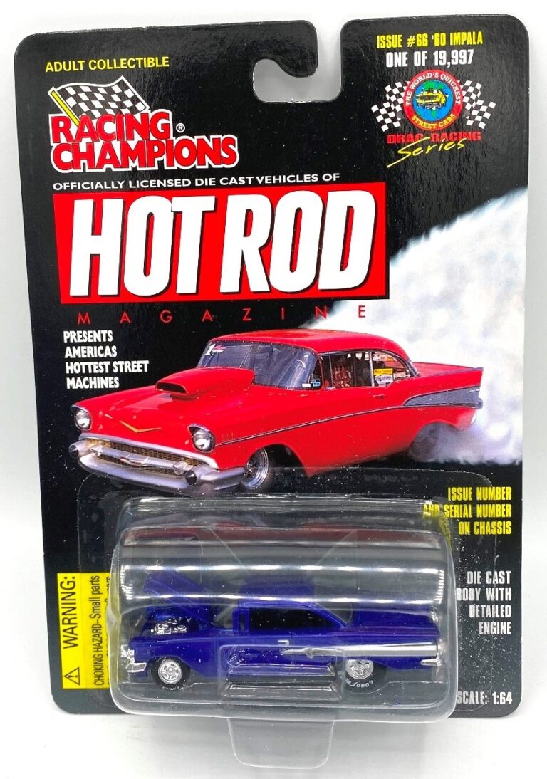 Hot Rod Magazine "Drag Racing Series" ('60 Impala Blue & Silver w ...