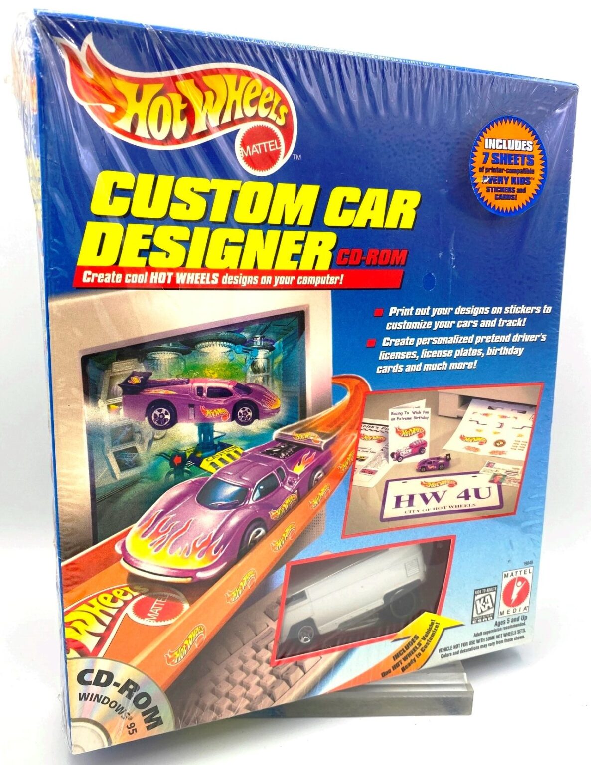 1997 Hot Wheels Custom Car Designer VW Bus Vintage 1:64 Scale Die Cast ...