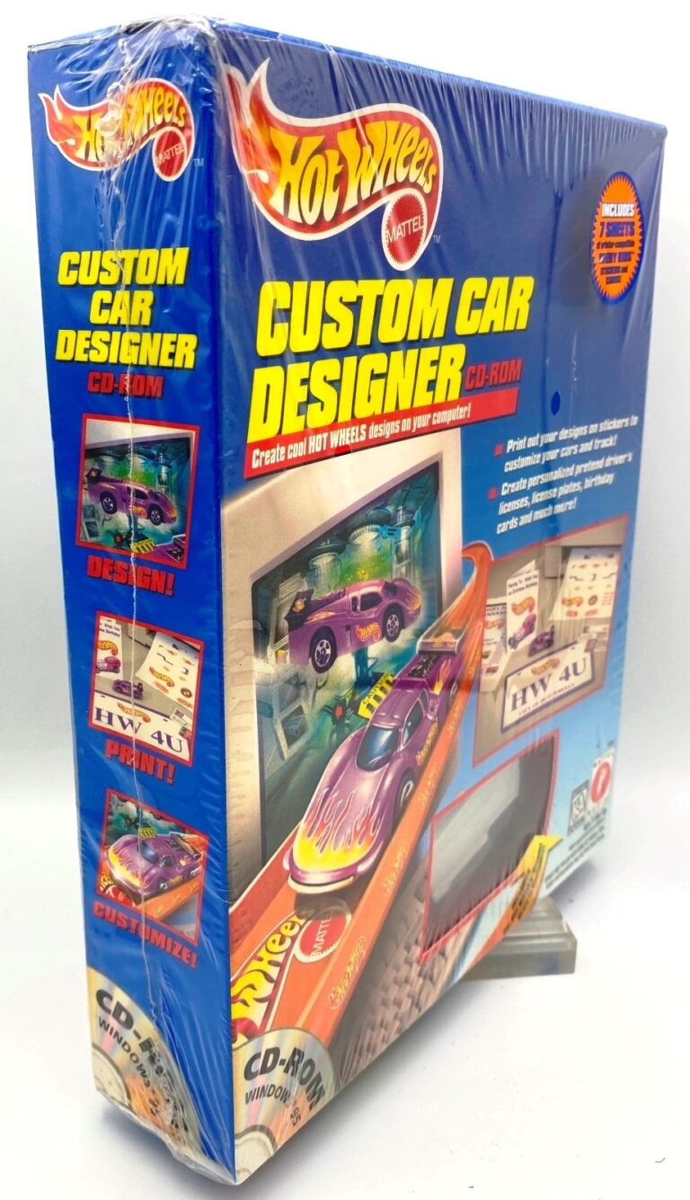 1997 Hot Wheels Custom Car Designer VW Bus Vintage 1:64 Scale Die Cast ...