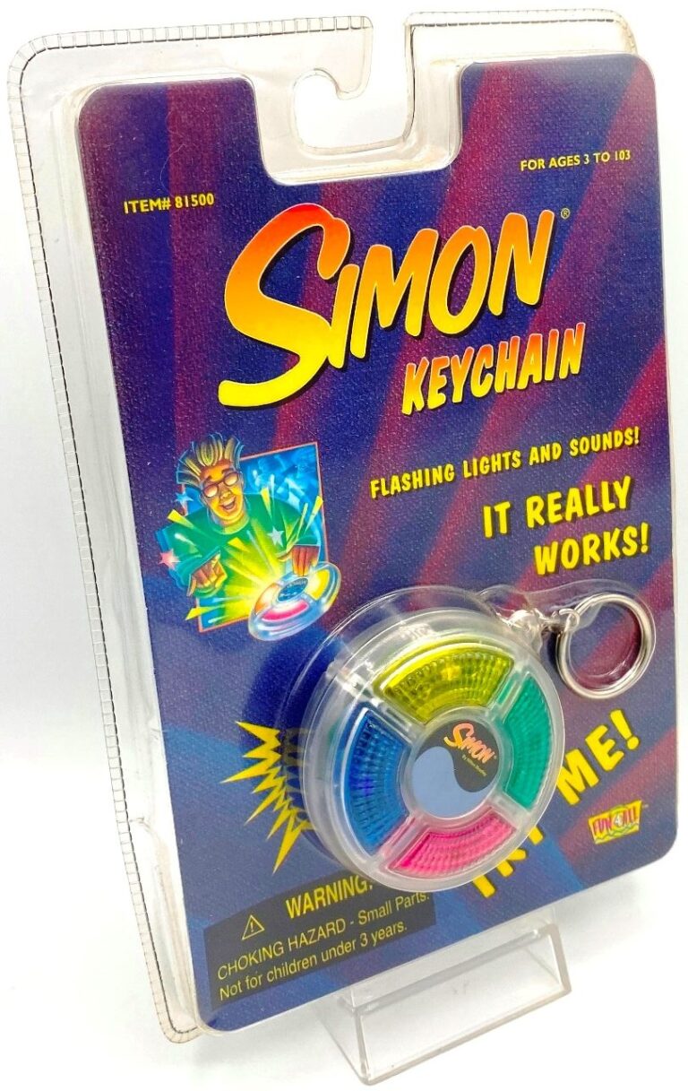 1998 Simon Electronic Keychain (“Flashing Lights And Sound”)