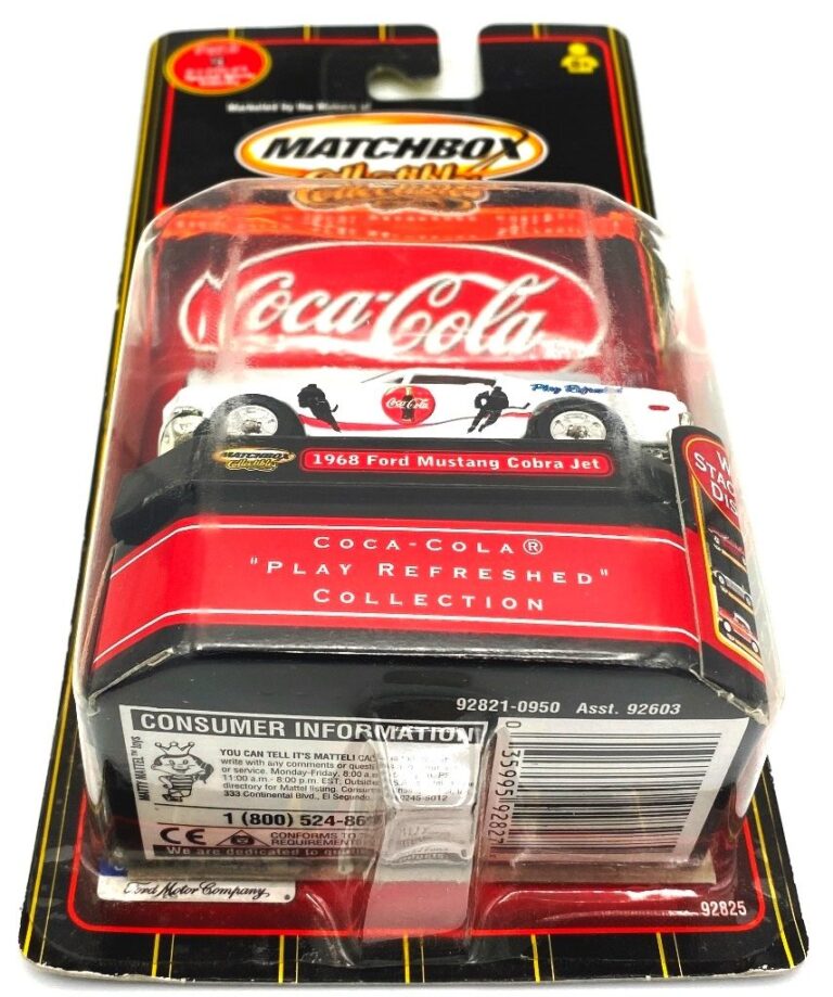 1968 Ford Mustang Cobra Jet Coca-Cola Vehicle #5 of #6 “White w/Sports ...