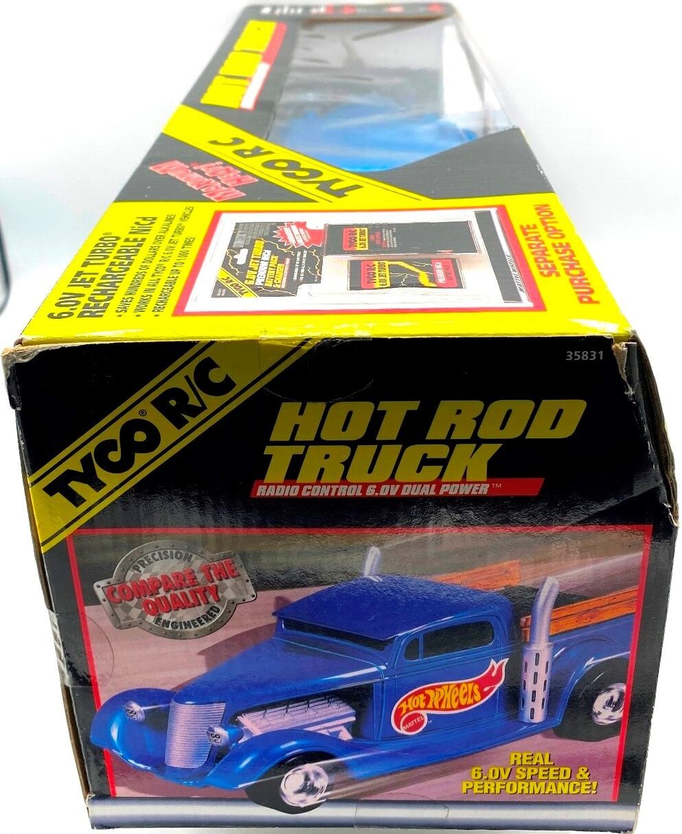 Tyco R/C Hot Rod Truck Radio Control 6.0 VDP 27 MHZ Mattel Wheels ...