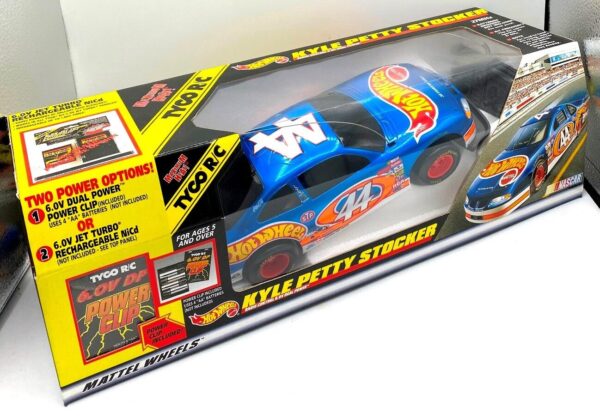 Tyco R/C Nascar Kyle Petty Stocker #44 Radio Control 6.0 VDP 27 MHZ ...
