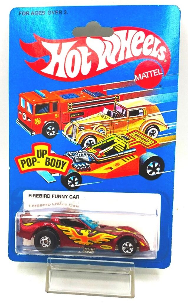 Hotwheels Vintage (Firebird Funny Car) Metallic Red w/Pop-Up Body 30th ...