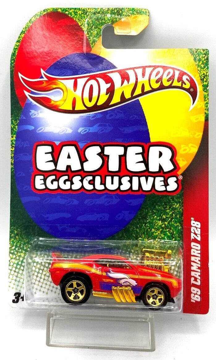 Hotwheels (Easter Eggsclusives Hot Rods) '69 Camaro Z28 w/Gold Blown ...