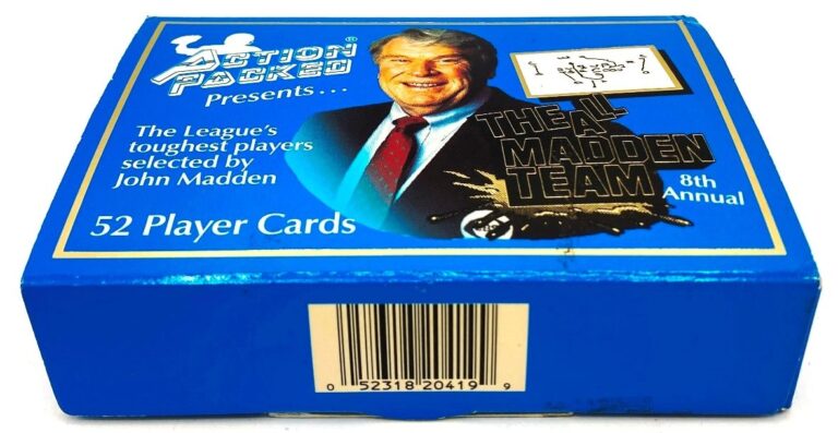 1992 Action Packed NFL Football Cards The All Madden Team Box Set ("The ...