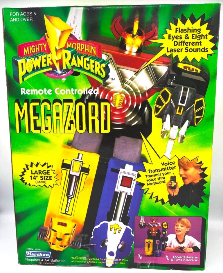 1994 Power Rangers Megazord 14-inch Voice Remote Controlled "PREVIOUSLY OPENED" Box Set ...
