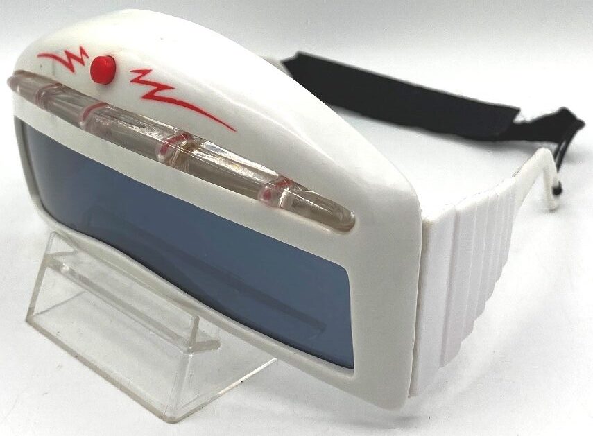 1994 Power Rangers White Ranger Power Shield Glasses "Original Saban ...