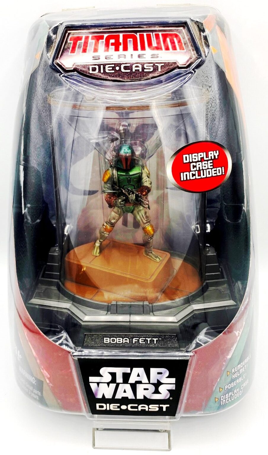 Star Wars Titanium Series Die-Cast Boba Fett “Poseable Action Figure w ...