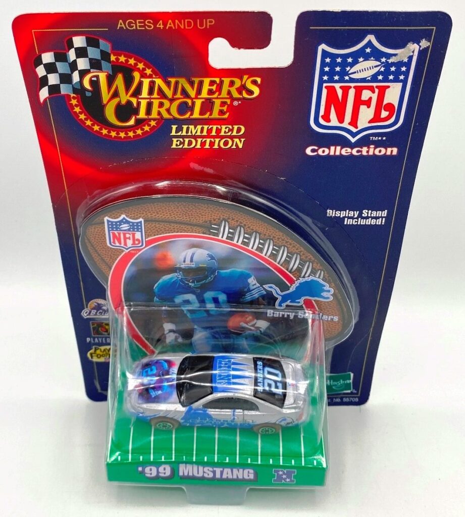 NFL Limited Edition Diecast Vehicle '99 Mustang NFC Barry Sanders #20 ...