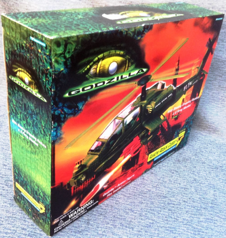 Godzilla Apache Attack Copter “With Blast Open Capture Net"! (Genuine ...
