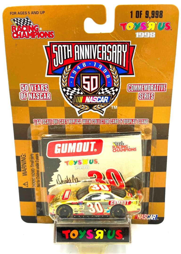 Vintage Toys 'R' Us Exclusive Nascar GUMOUT #30 Pontiac Grand Prix 50th ...