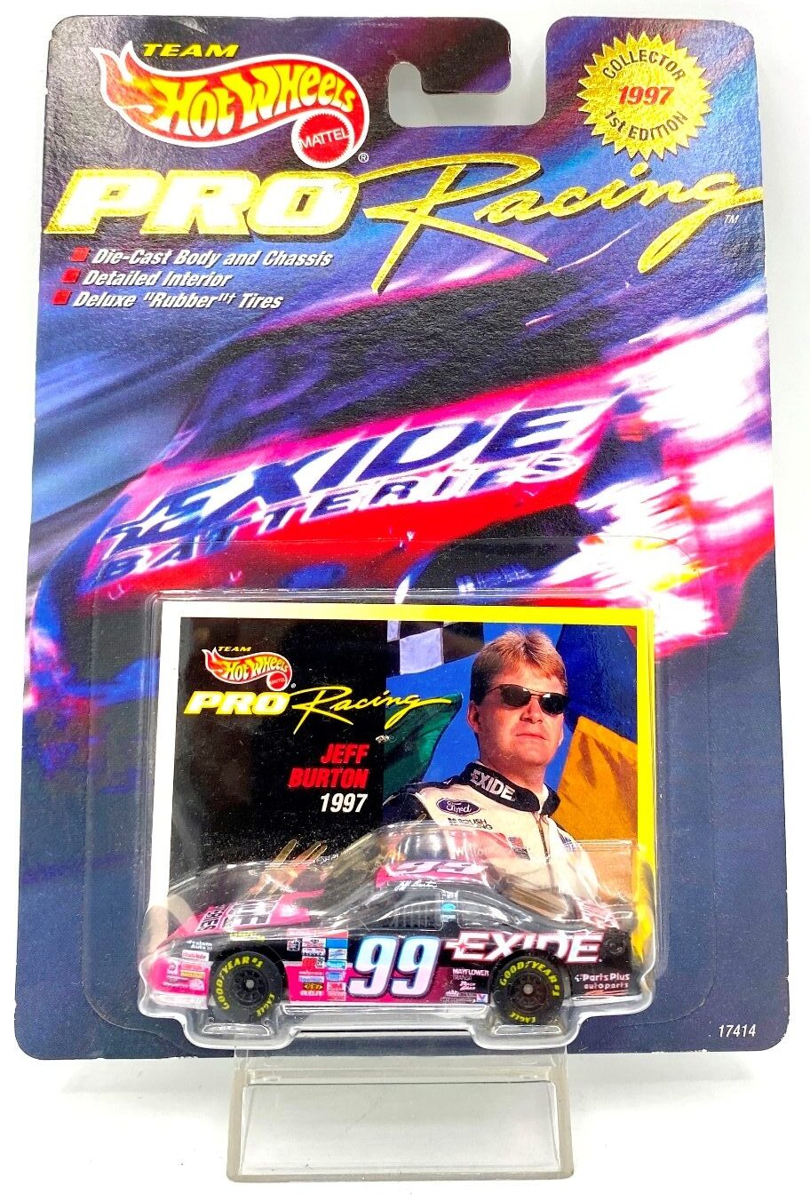 Team Hotwheels Pro Racing Nascar "COLLECTOR" 1997 1st Edition Jeff ...
