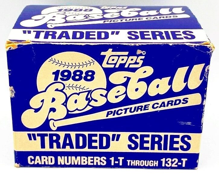 Vintage 1988 Topps Major League Baseball Traded Series (Featuring Card ...