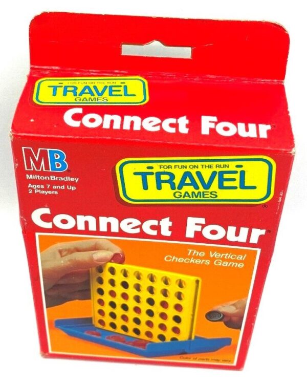 1989 Milton Bradley Travel Games! Vintage (Connect Four The Vertical ...
