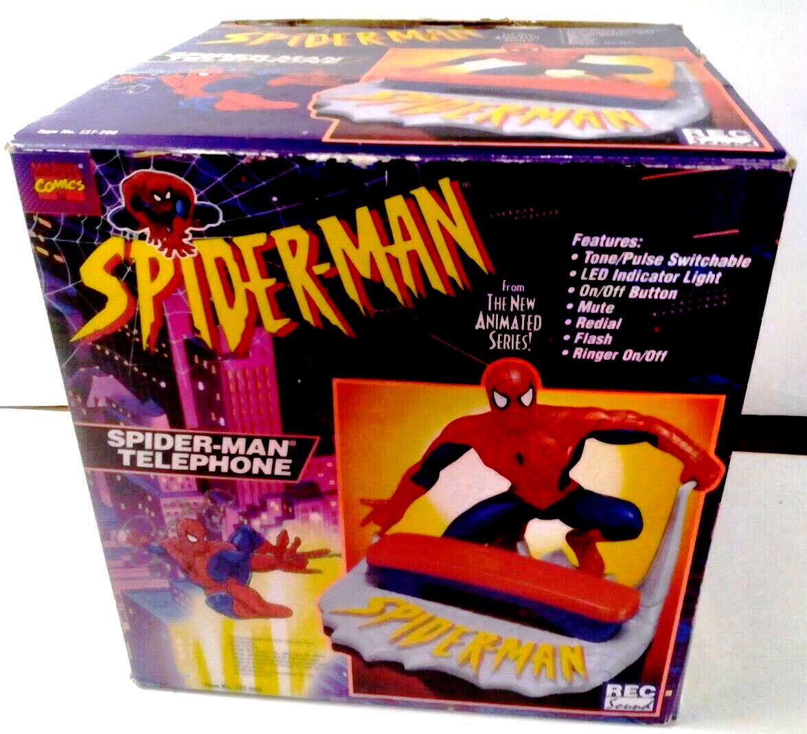 1994 Marvel Comics Spider-Man Telephone Vintage Collectible "From The ...