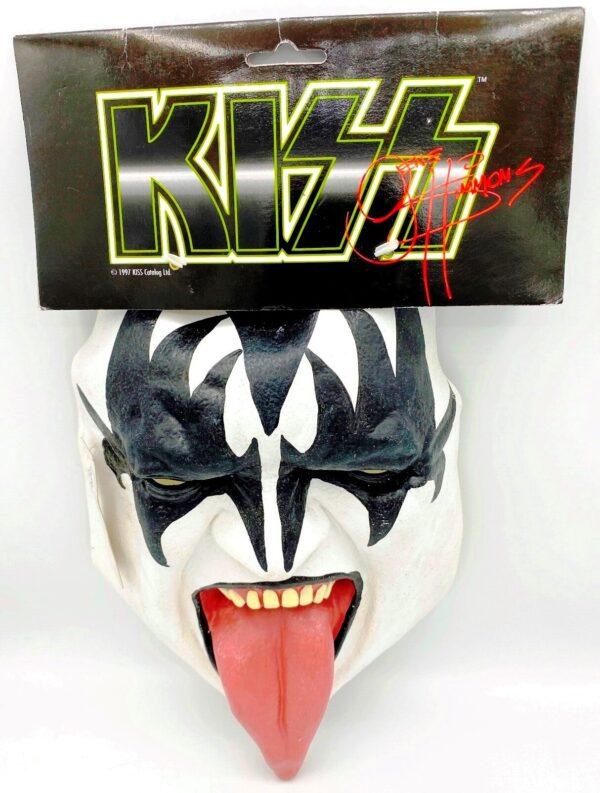 1997 Kiss Signature Gene Simmons Mask “The Demon” Exclusive Vintage ...