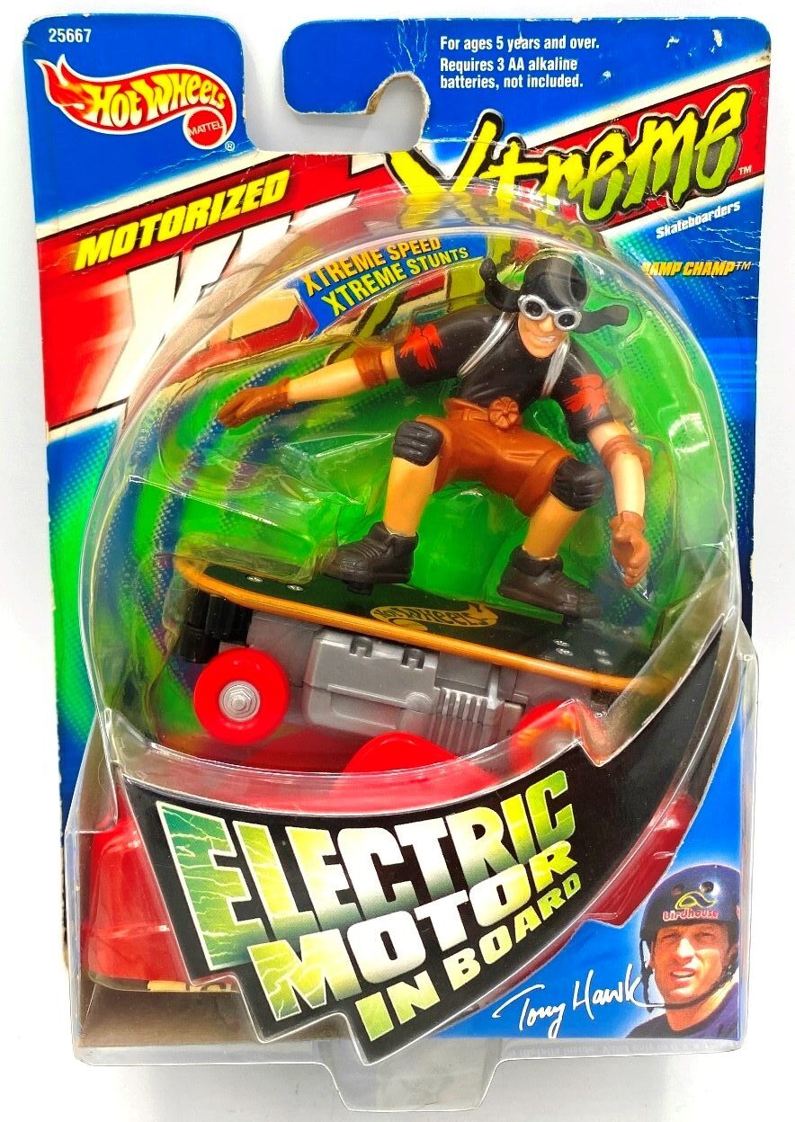Vintage 1999 Hotwheels Tony Hawk's Ramp Champ Motorized X-V Xtreme ...