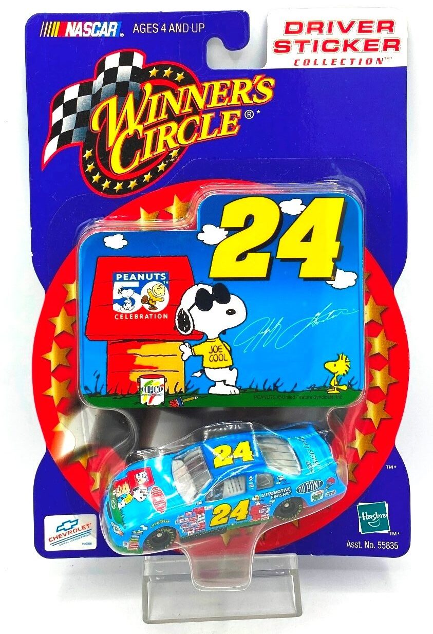 2001 WC Nascar Driver Sticker Collection Jeff Gordon Dupont #24