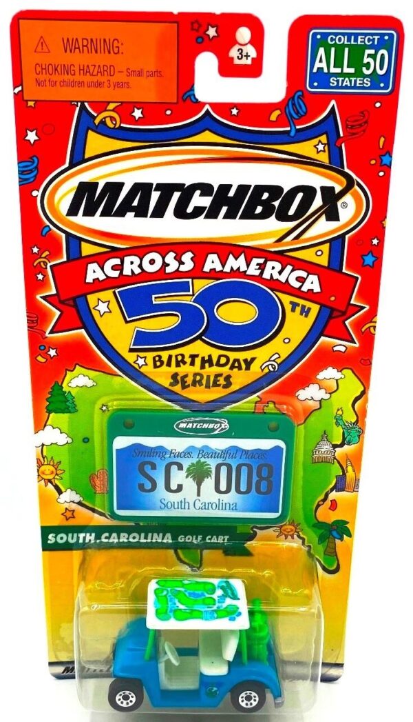 Vintage 2001 Matchbox Across America South Carolina Golf Cart ...