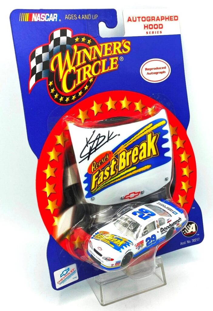 2002 WC Nascar Autographed Hood Series Kelvin Harvick #29