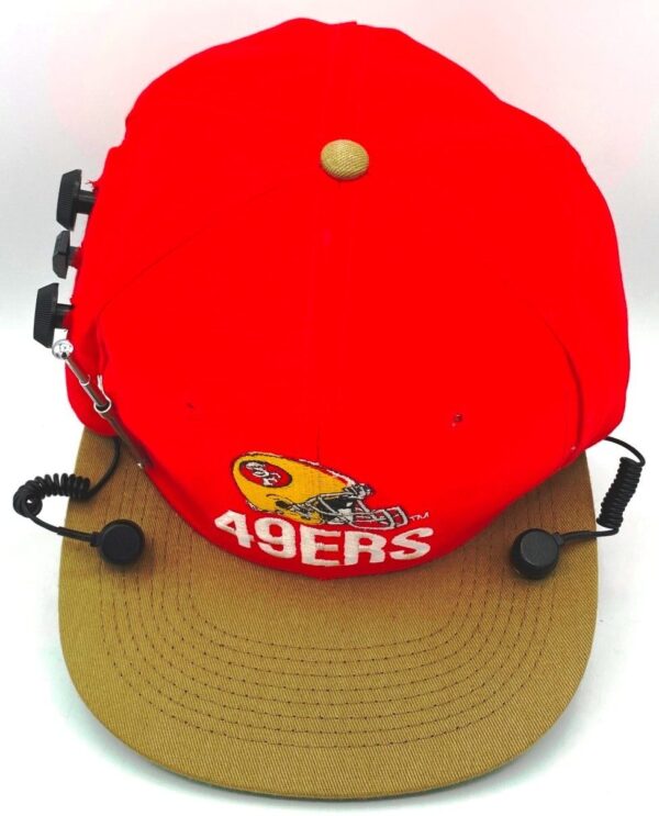 Vintage 1989 SF 49ers Radio Cap AM-FM Red & Gold Snapback Cap (NFL ...