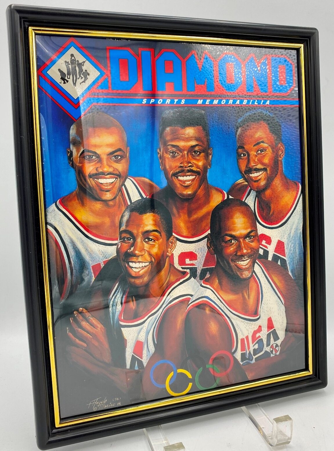 Vintage 1992 Diamond Sports Memorabilia NBA March/April "Volume 1 ...