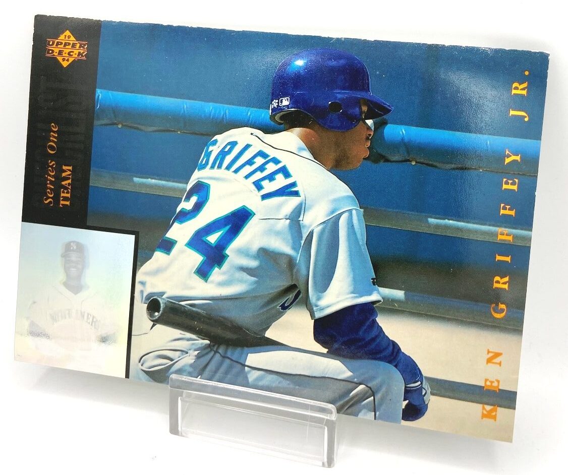 Vintage Upper Deck 1994 Ken Griffey Jr Hologram Combination Card #CL3 (Series One TEAM 5" x 7 ...