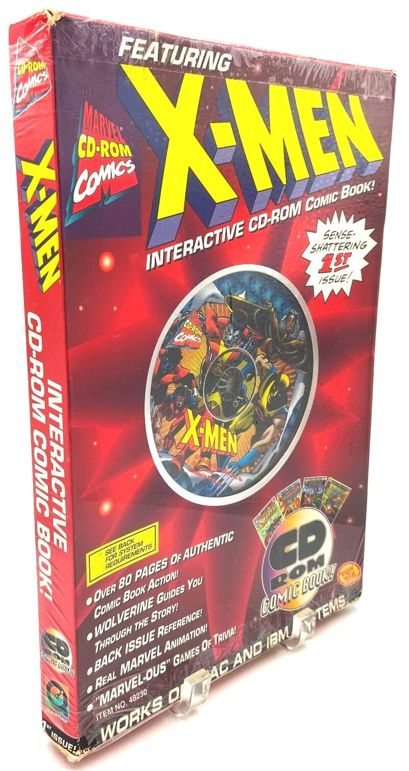 Vintage Marvel X-MEN CD-ROM COMICS 1st Issue! ("Featuring X-MEN ...