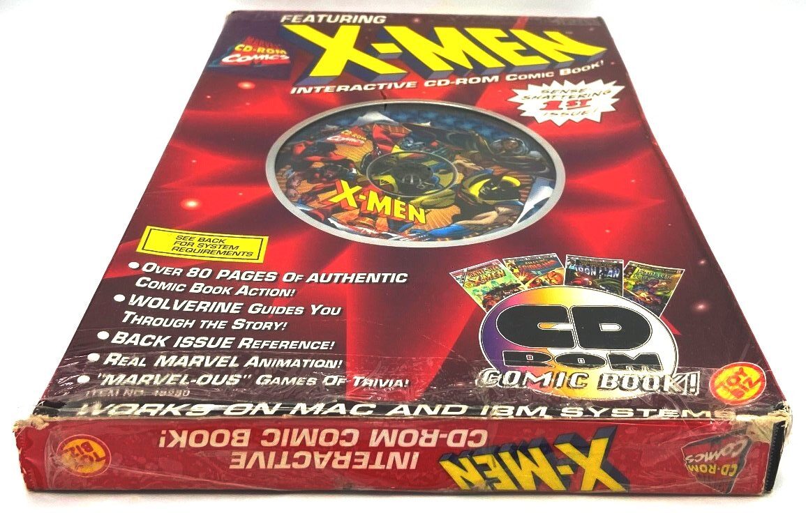 Vintage Marvel X-MEN CD-ROM COMICS 1st Issue! ("Featuring X-MEN ...
