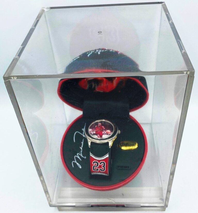 1997 Avon Michael Jordan Wristwatch-23/Authentic Replicas Display