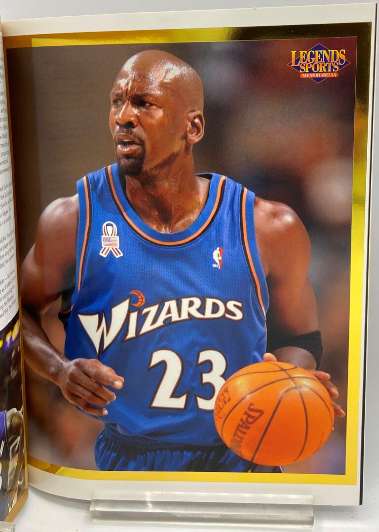 2002 Legends Sports Jordan #1 Ltd Ed "Gold-Foiled Insert Cards"
