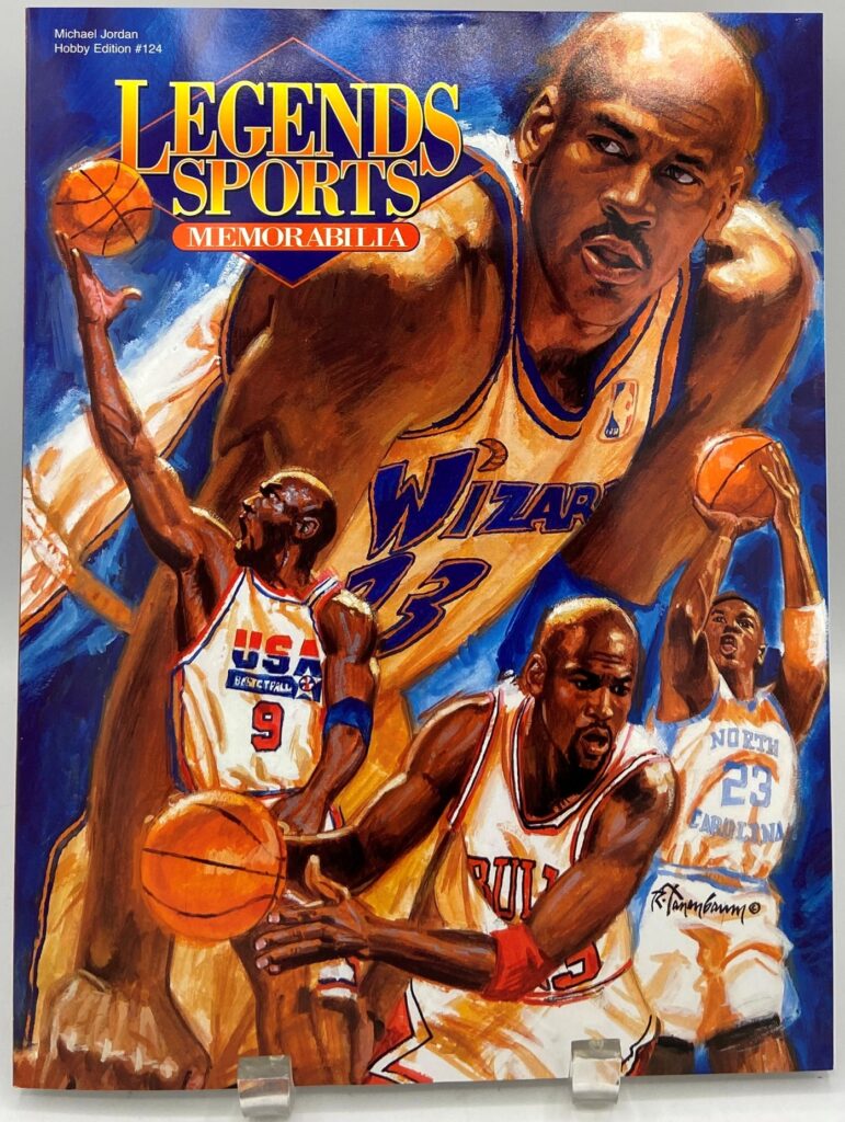 2002 Legends Sports Jordan #1 Ltd Ed "Gold-Foiled Insert Cards"