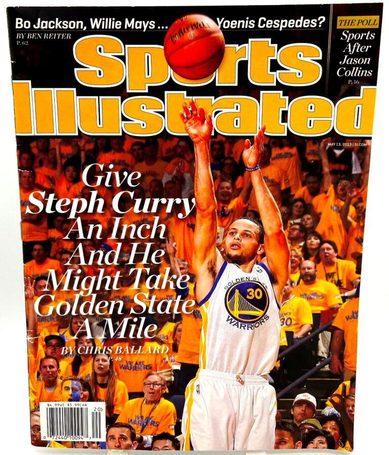 2013 SI NBA Steph Curry "One-Man Gang" May 13 Cover Issue