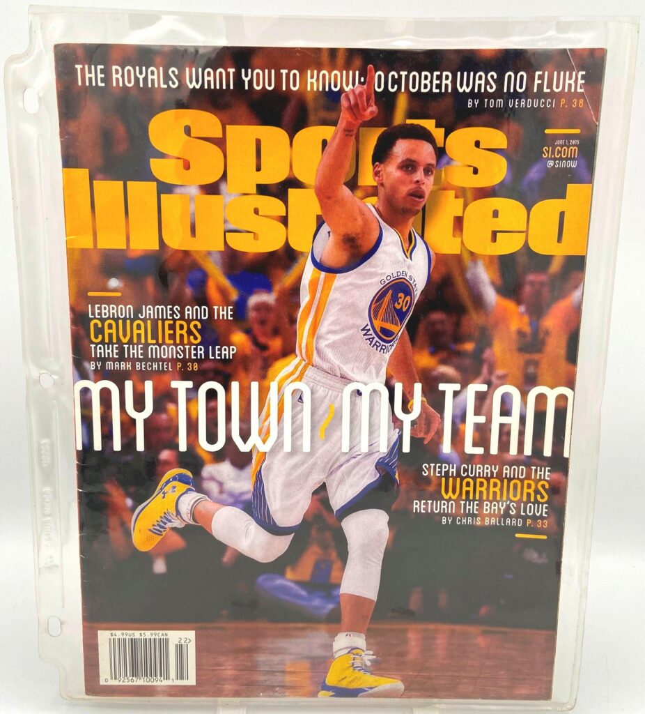 2015 SI NBA Steph Curry "My Town My Team" June 1, 2015 Issue