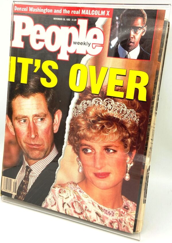 Vintage 1992 People Weekly Magazine- Princess Diana IT's OVER! Issue ...