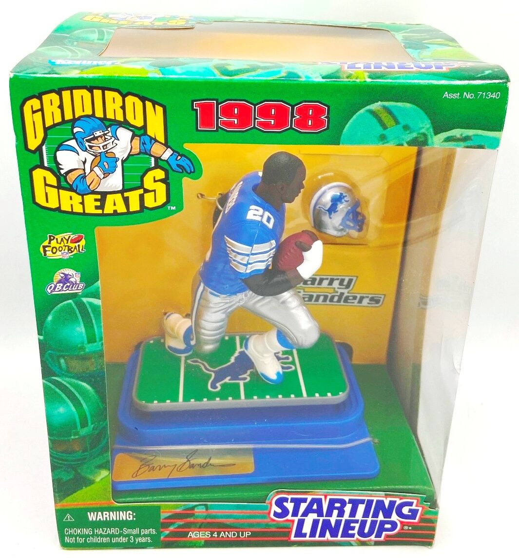 Vintage NFL Kenner/Hasbro Starting Lineup Gridiron Greats Collection ...