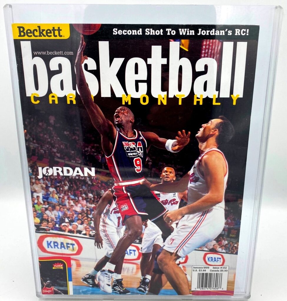 1999 Beckett NBA Jordan #102 (Legacy Series #2-"USA Basketball")
