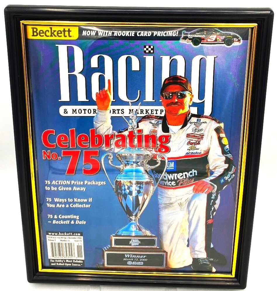 Vintage 2000 Beckett Racing Dale Earnhardt (Celebrating Issue No. 75 ...