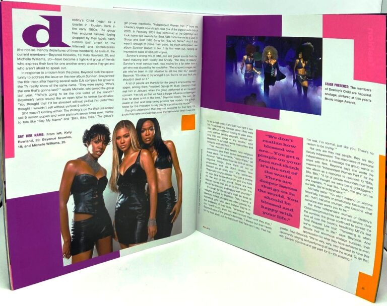 Vintage 2001 Bullseye Monthly Magazine- Independent Women! Destiny's ...