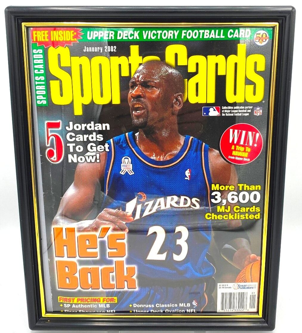 Vintage 2002 Sports Cards January Cover Issue Jordan "He's Back" Jordan ...