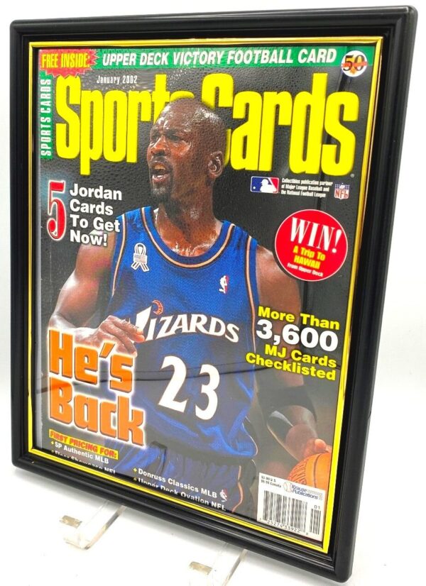 Vintage 2002 Sports Cards January Cover Issue Jordan "He's Back" Jordan ...