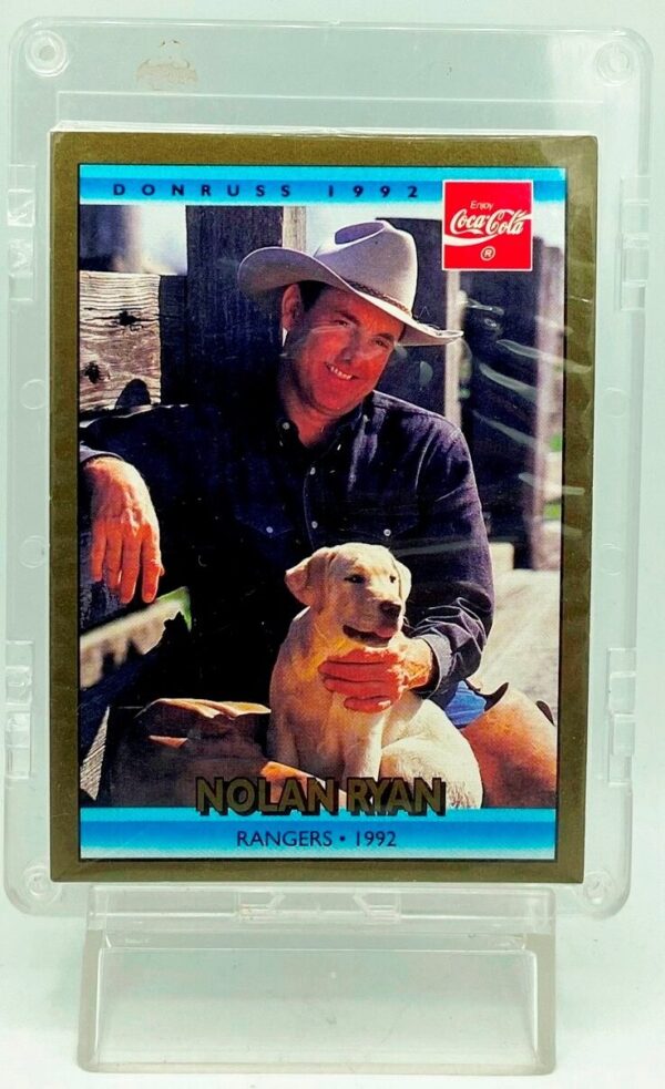 Vintage 1992 Donruss Coca-Cola NOLAN RYAN 1992 Texas Rangers MLB 5-Card ...