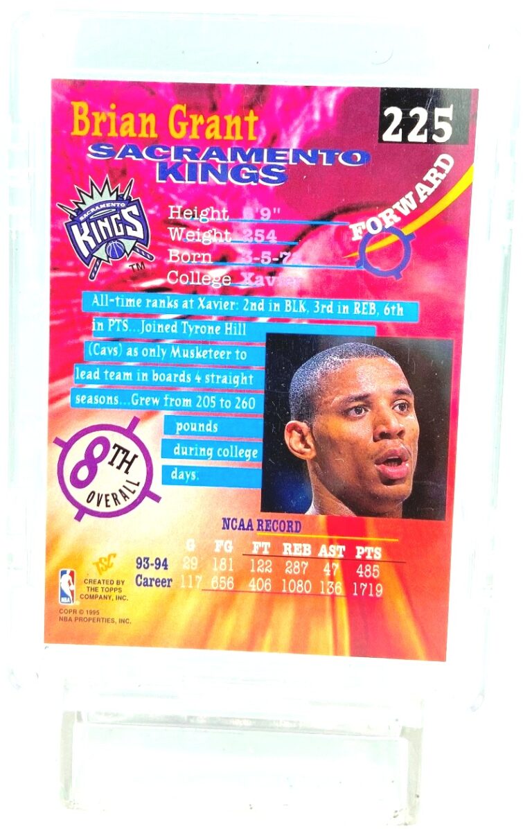 Vintage 1994 Topps Stadium Club Draft Pick '94 Brian Grant Rookie Card ...