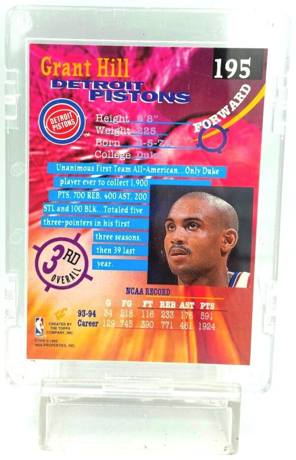 Vintage 1994 Topps Stadium Club Draft Pick '94 Grant Hill Rookie Card ...